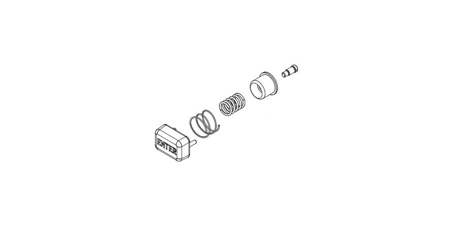 Enter Button Assembly Kit, US26D Satin Chrome