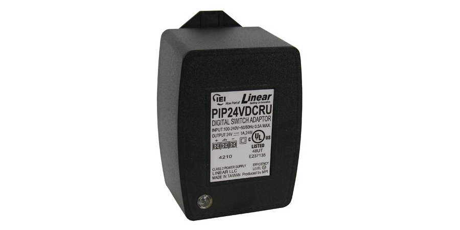 Plug-In Power Supply, 100/240 VAC Input, 24 VDC Output, 0.5 to 1 A