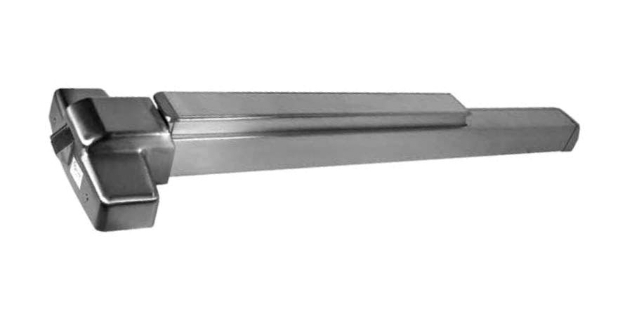 Rim Panic Exit Device, 36 in. L Rail, Wide Stile and Solid Door Stile ...