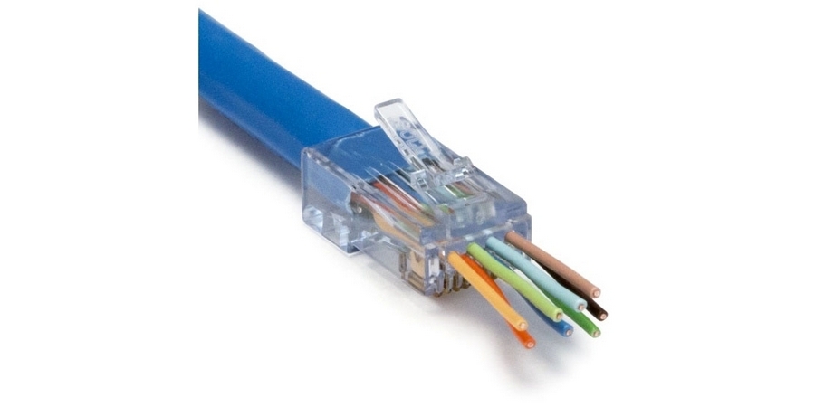 Connector, Cable Outside Diameter Maximum 0.29 in., RJ45, Polycarbonate ...