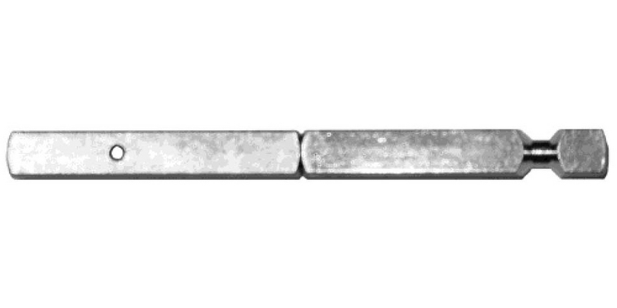 Knob Spindle, Steel, For Use With Mortise Locks, 3-3/4 in. L, 5/16 in ...
