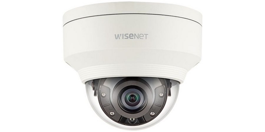 Wisenet X-Series network IR outdoor vandal dome camera, 5MP 30fps, 7mm ...