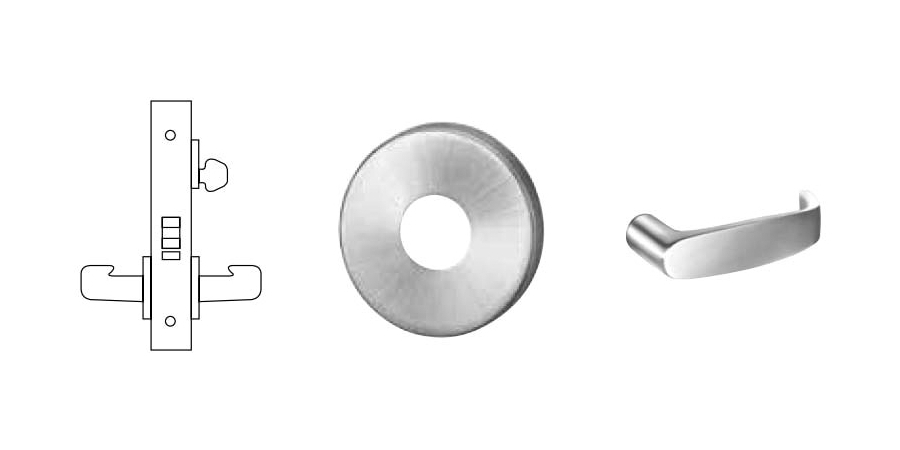 Mortise Lock, ANSI: Grade 1, Function: Classroom Lock, US26D Satin ...