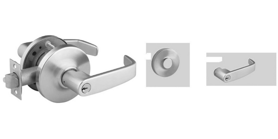 Cylindrical Lever Lock, ANSI: Grade 1, Function: Closet/Storeroom Lock ...