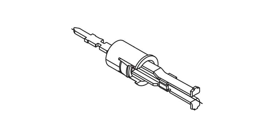 Push and Turn Plunger Bar, For Use With ND53, ND91, ND92 Door Locks