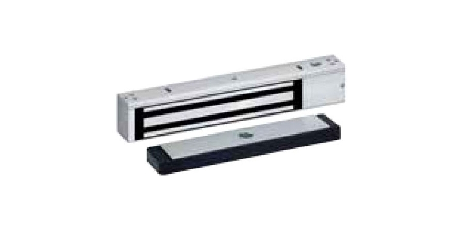Electromagnetic Lock, 1200 lb. Holding Force, 12/24 VDC Input, 628 Dull ...