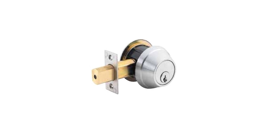 Door Auxiliary Deadbolt, Heavy Duty, Single Cylinder, Best F SFIC ...