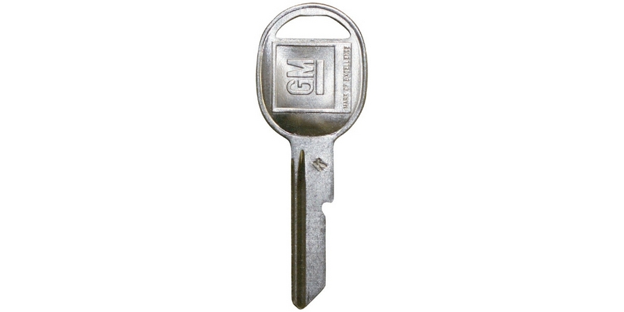Key Blank, Automotive Key Blank, Original-Shaped Bow, Brass, Nickel ...