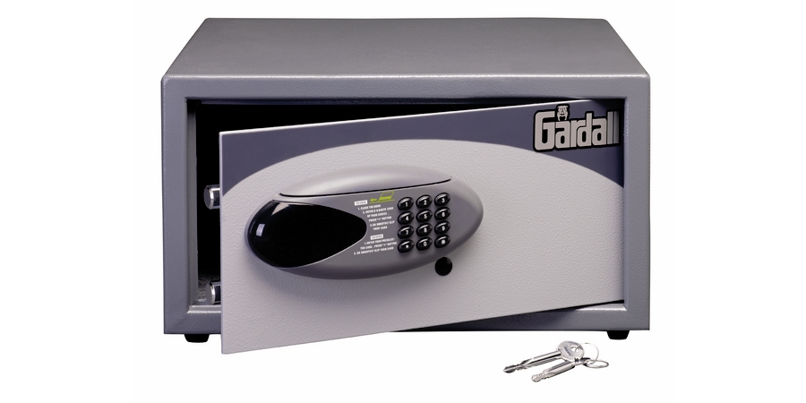 Hotel/Room Safe, Electronic Keypad Lock, 7 in. H Interior, 14 in. W ...