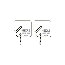 H-PLT-1 - HPC INC - Key Tag, Plain, White, | Anixter