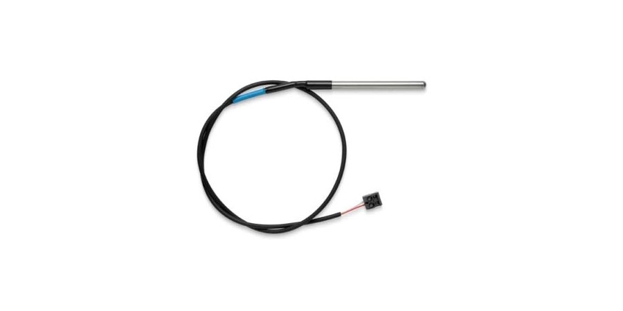 Thermistor Sensor, -58 to 158 F, Stainless Steel, Blue