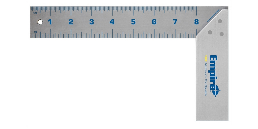 8 IN. HEAVY DUTY ALUMINUM TRY SQUARE