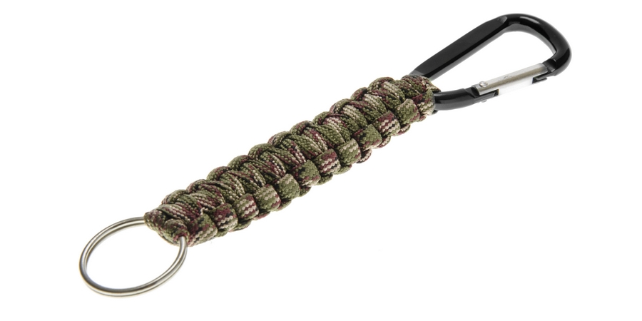 Paracord C-Clip, Nylon, 5-1/2 in. L, 3/4 in. W, 1/4 in. H