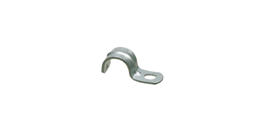 Conduit Strap, Plated Steel, For Conduit Type EMT, Trade Size 3/4 in.