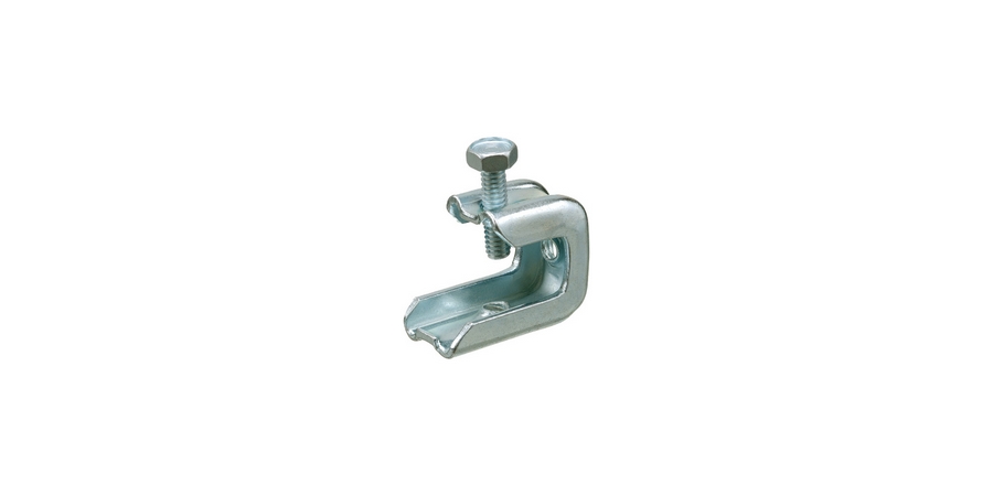 Beam Clamp, Plated Steel, Trade Size 1 in.
