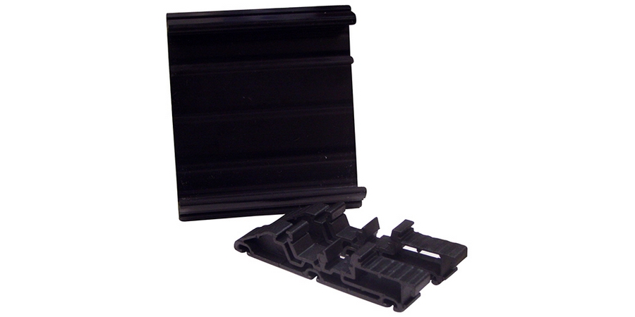 DIN Rail Snap Track, 3.5 in. L x 3 in. W x 0.88 in. H