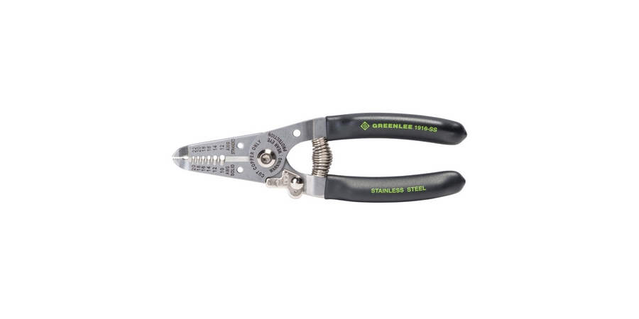 Wire Stripper, Solid, Stranded, 20 AWG Sol, 22 AWG Str
