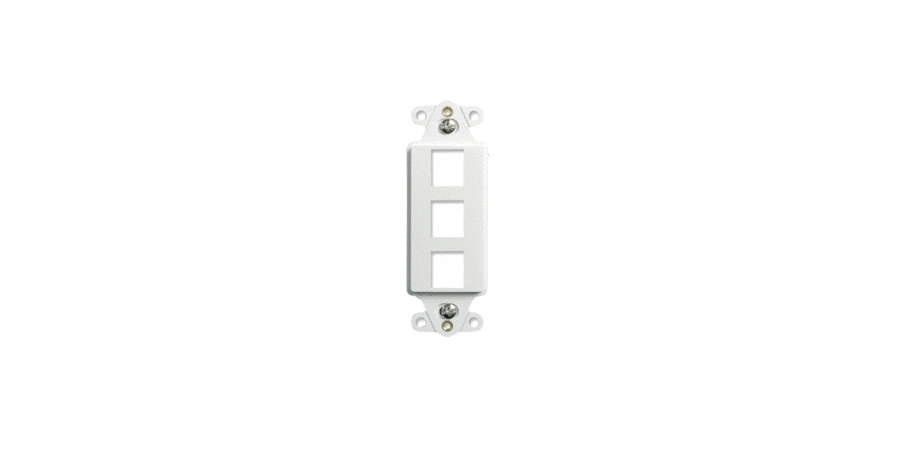 Outlet Strap, 1 Gang, Surface Mount, Keystone Insert