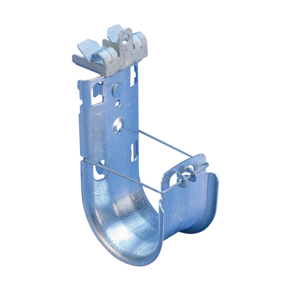 J-Hook Cable Support, Blue, 2 in. Dia, Pre Galvanized, 60 lb., Steel ...
