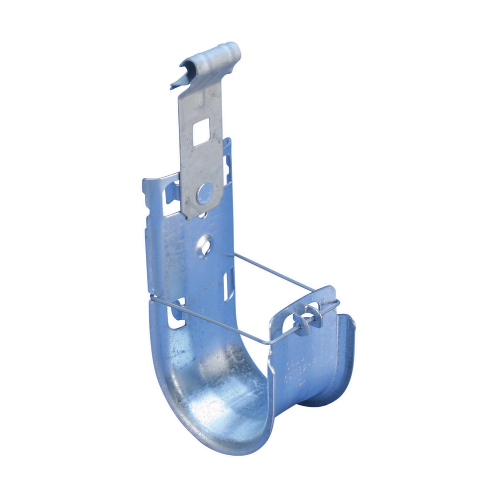J-Hook Cable Support, Blue, 4 in. Dia, Pre Galvanized, 60 lb., Steel ...