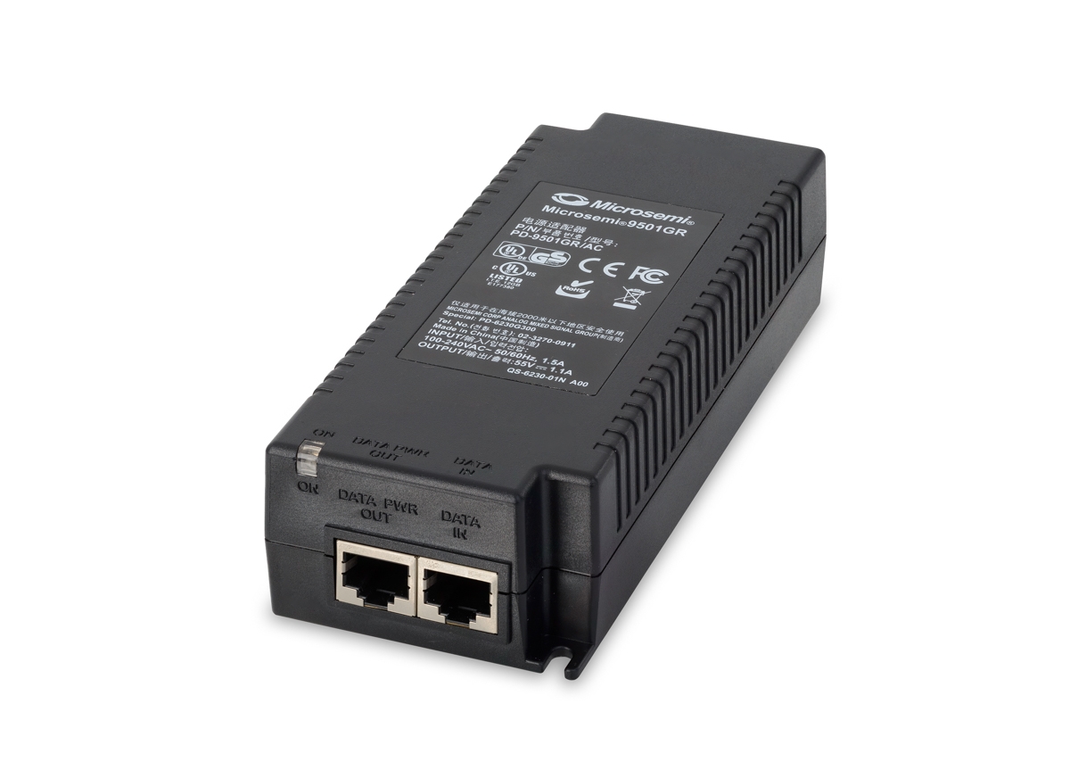 PoE Outdoor Midspan,1 Port,1 x RJ45,Gigabit Ethernet Network,48 VDC ...
