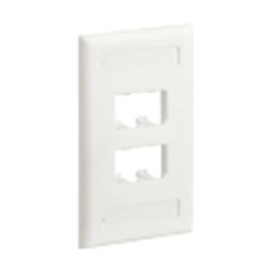 CFPL4WHY - PANDUIT - Faceplate, 4 Port, | Anixter
