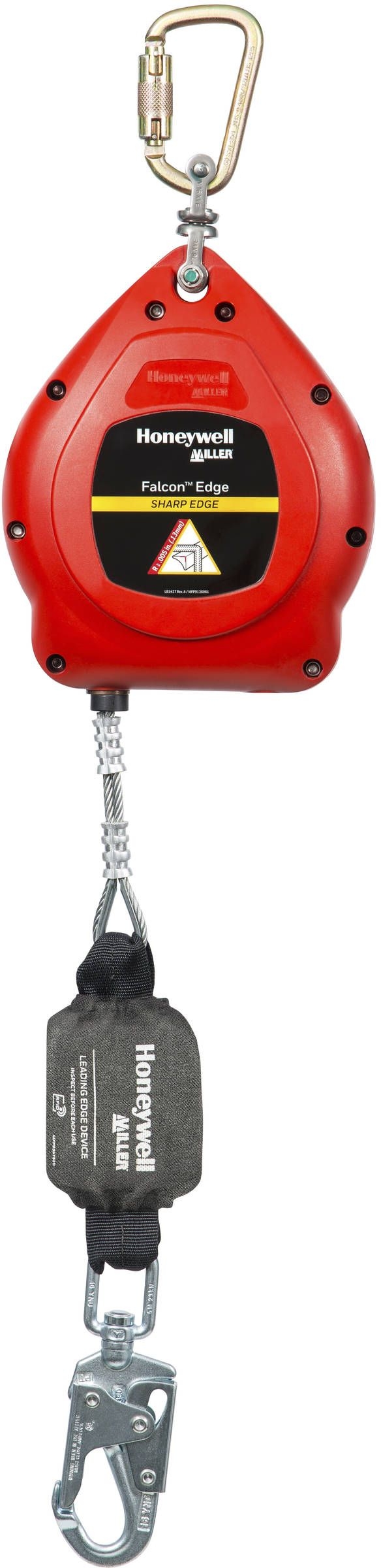 20-ft., 7/32 Galvanized Steel Cable Lifeline With Integral Shock ...