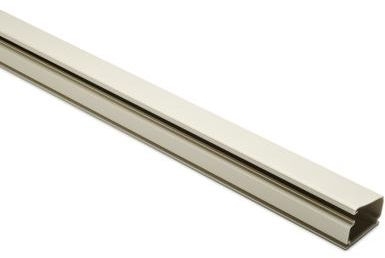 1-Piece Latching Surface Raceway, PVC, Ivory