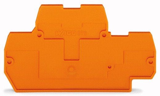 End Intermediate Plate, 0.079 in. W, 2.74 in. H, 1.575 in. D