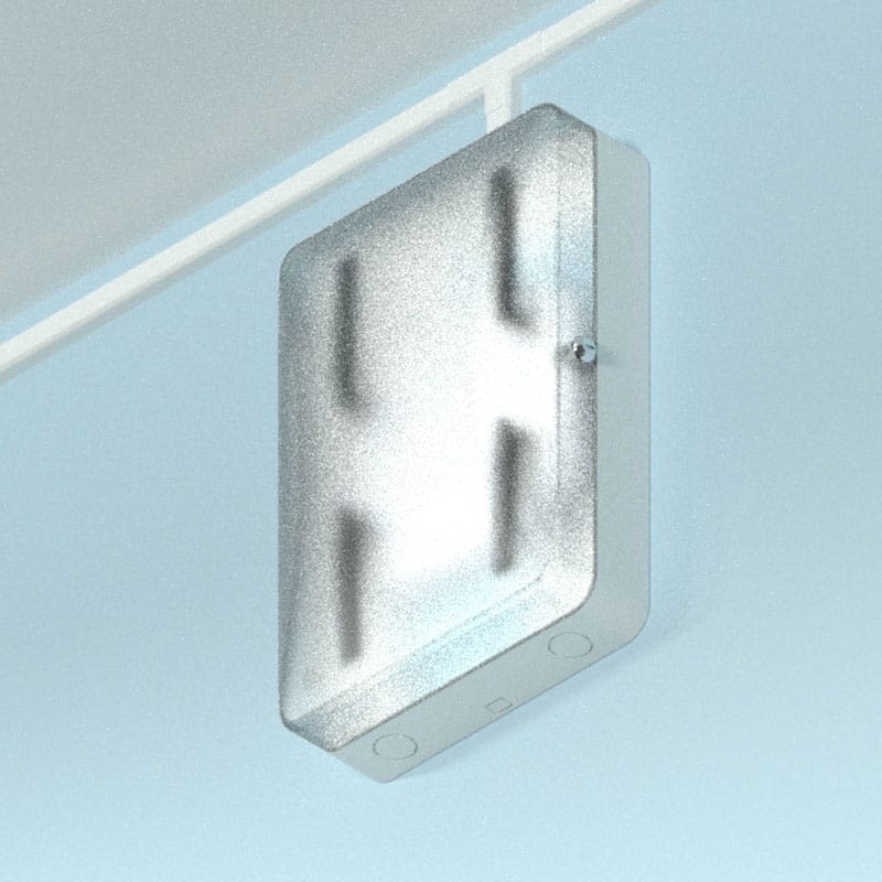 Wi-Fi Access Point Lock Box,White,LxWxH: 12 x 18 x 5.15 in.,For ...