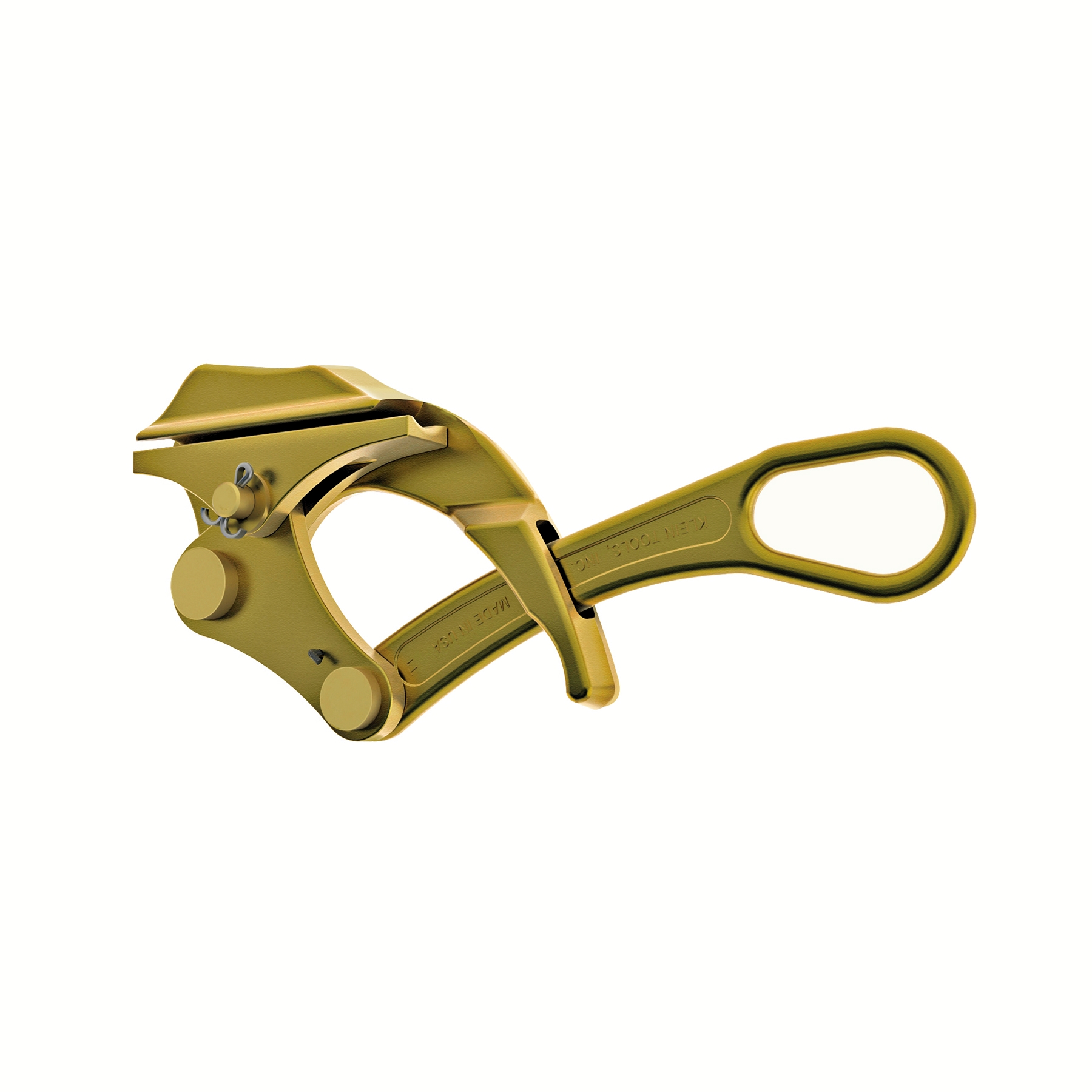 Parallel JAW Grip, 1.25 in., 0.7 in., 12000 lb., Steel, Spring, Round ...