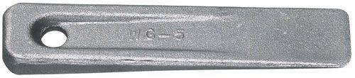 Set-Up Wedge, 6 in. L, Forged Steel, 1-1/4 in. W, 3/4 in. D