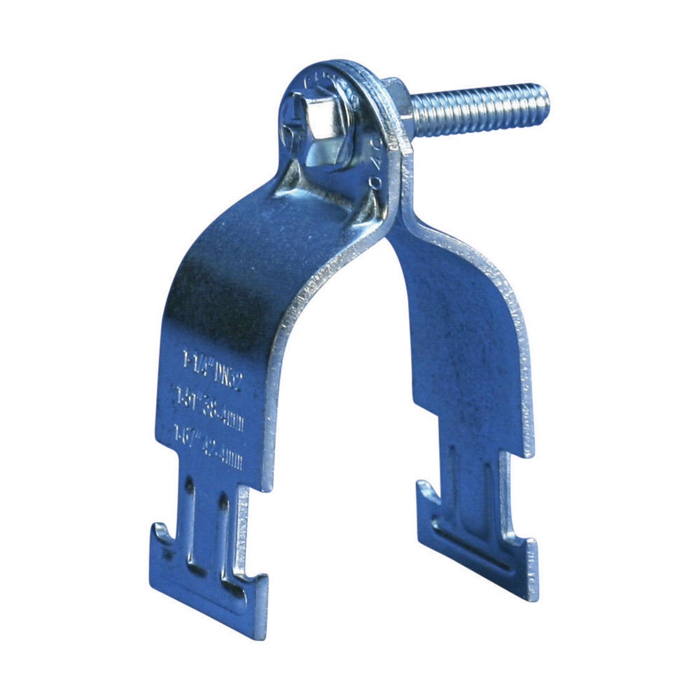 Universal Strut Clamp, 850 lb. Load, 2.34 in. OD, Steel