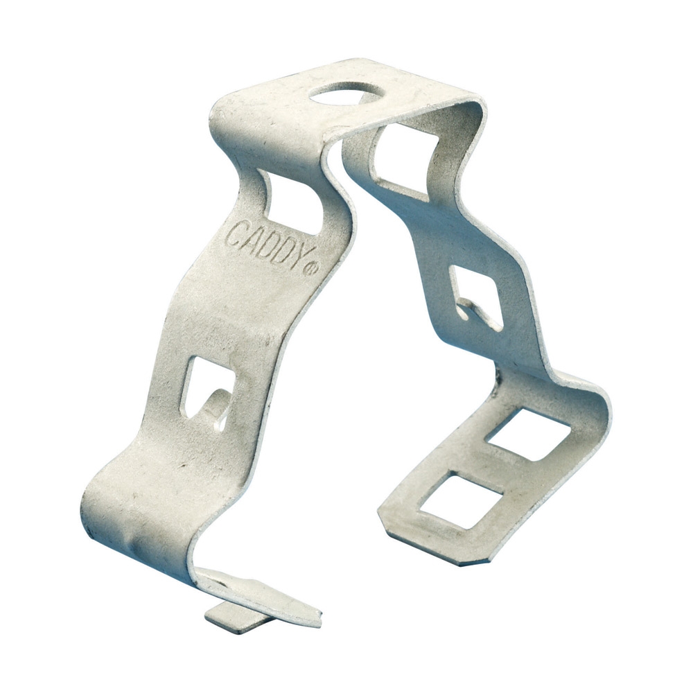 Conduit/Pipe Clamp, 1-Hole, Spring Steel, 1-1/4 in. EMT, 1-1/4 in ...
