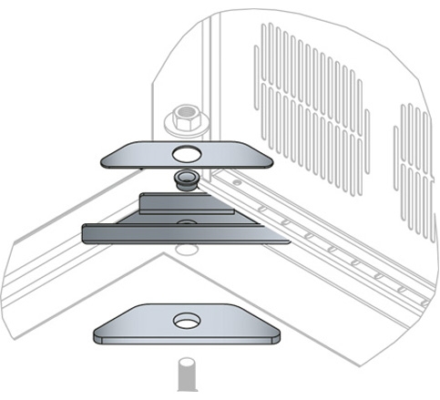 Seismic Brackets, Isolating, BGR Series