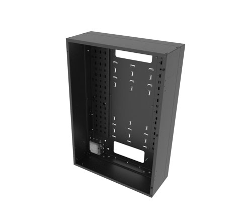VWM Series Back Pan, 36" High, 16" Deep, Black Finish