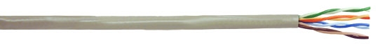 UTP Horizontal Cable, Cat 5E, Orange, 24 AWG Conductor, Solid, Riser ...