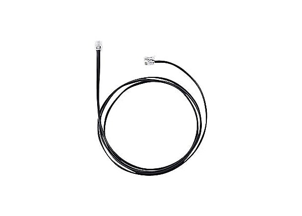 Electronic Hook Switch Adapter, Black, 3 ft. L