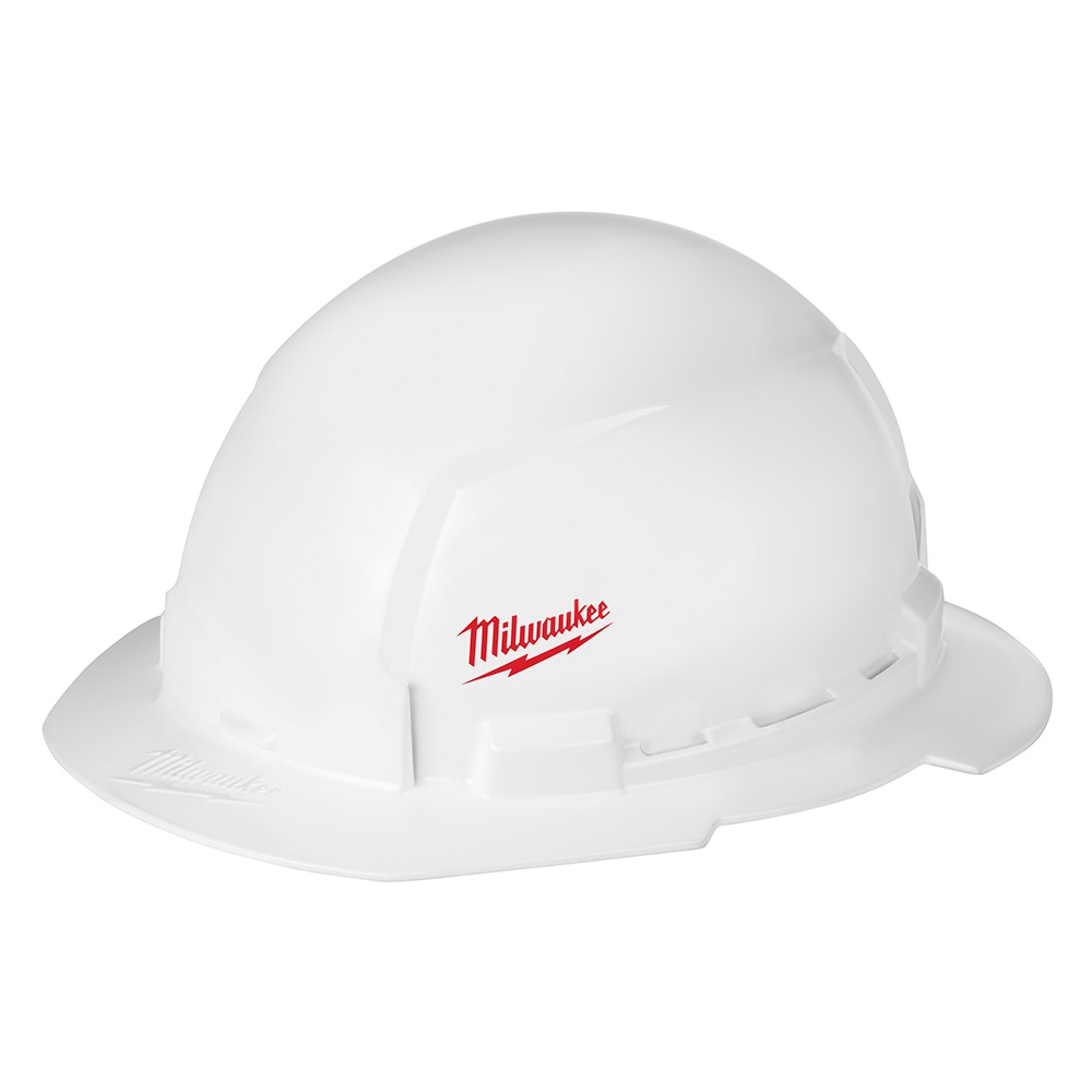 HARD HAT, FULL BRIM, TYPE 1, CLASS E, BOLT ACCESS, RATCHETING ...
