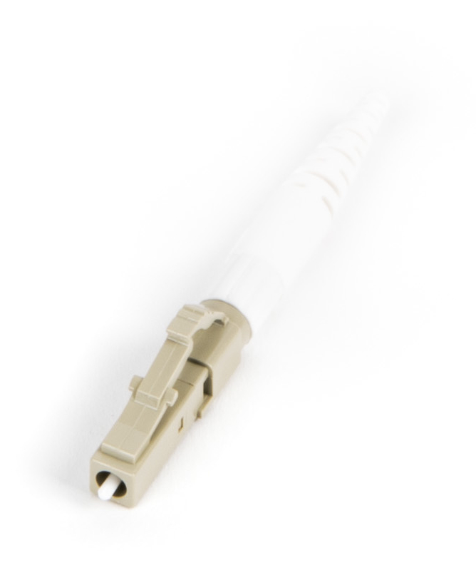 Splice-On Connector, Field Installable, LC, OM1, Beige