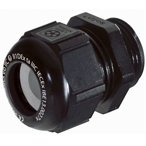 Cable Gland,45 mm OD Max,Straight,M63 x 1.5 Hub,IP66, IP68, ATEX, CE ...