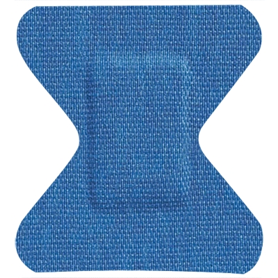 Medi-First Blue Metal Detectable Fabric Fingertip Bandages: 1-2/3" X 3 ...
