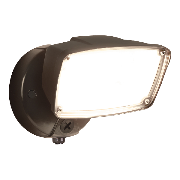 Flood Light, 84 CRI, 3000/4000/5000K, Bronze, Die-Cast Aluminum Housing ...