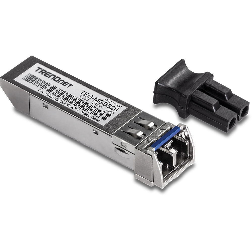 SFP Transceiver Module, 1-Port, LC Duplex Connector, 0.8 W Power ...