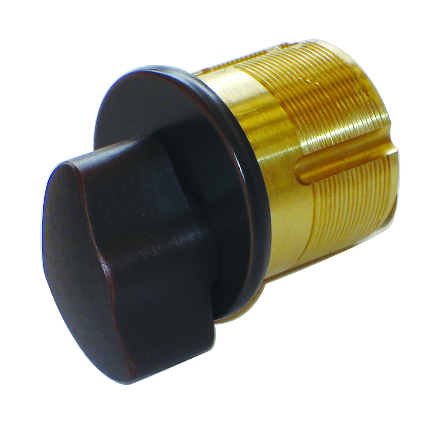 Thumb Turn Mortise Cylinder, Adams Rite Cam, Brass, US10B Oil-Rubbed Bronze