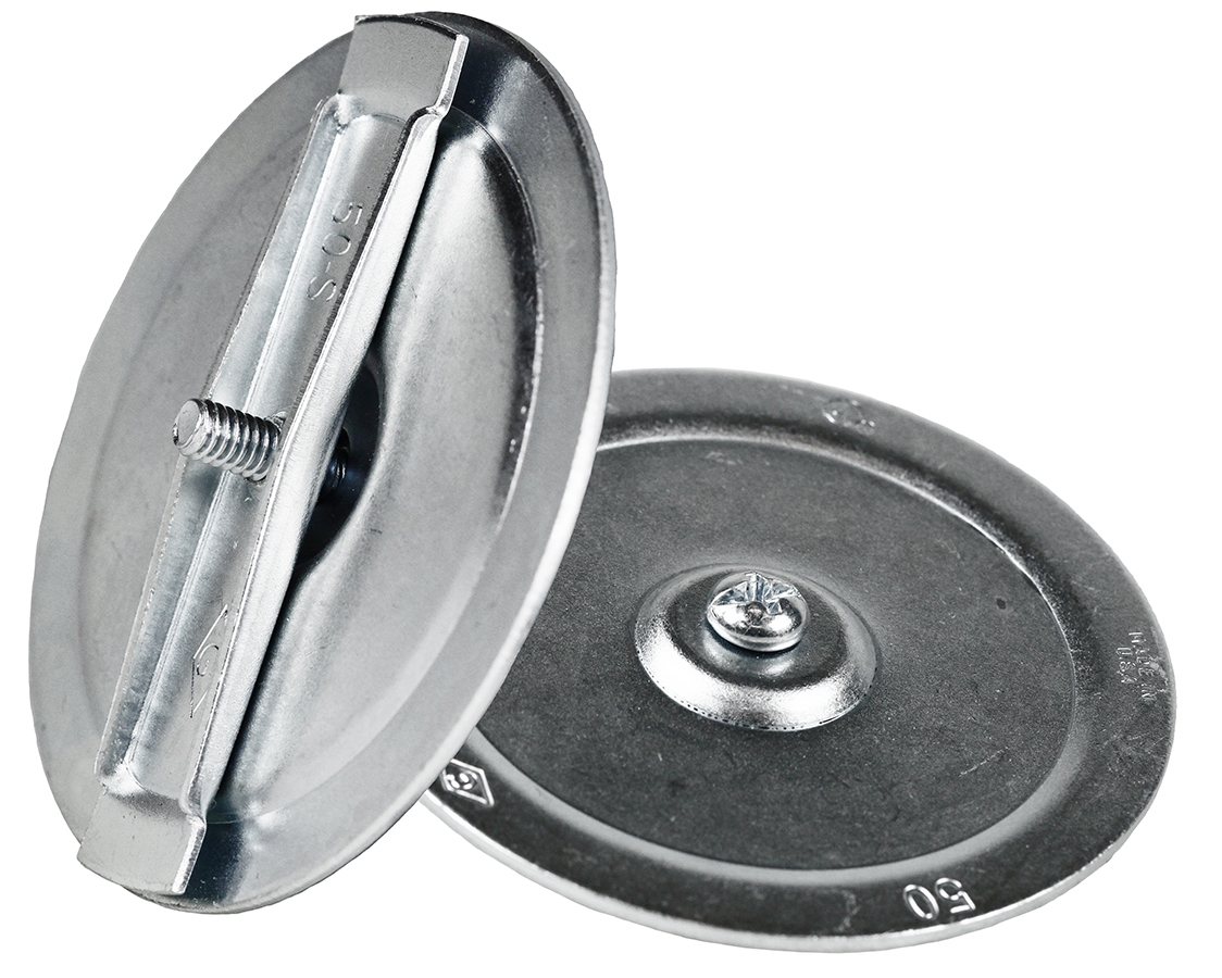 Knockout Seal,Carbon Steel,3/4 in.,Zinc Plated,Screw-In Connection, Use ...