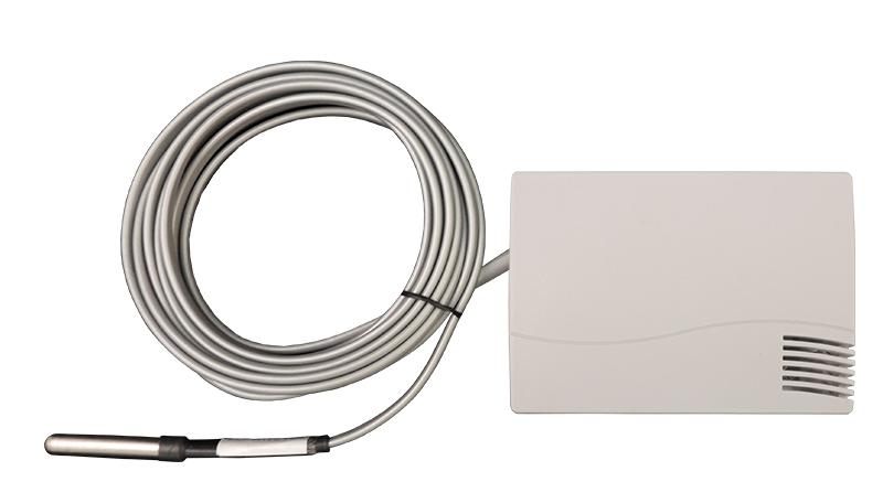Temperature Sensor, 12 VDC, 10 mA, Dimensions: WxHxD: 3-1/2 x 2-1/2 x 7 ...