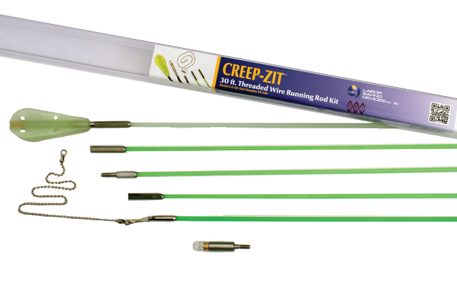 Wire Running Rod Kit, 30 ft. L