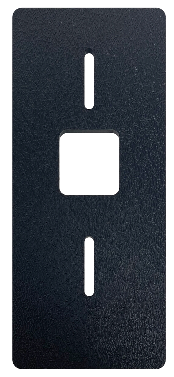Adapter Plate, 7 in. H, 3 in. W, HDPE