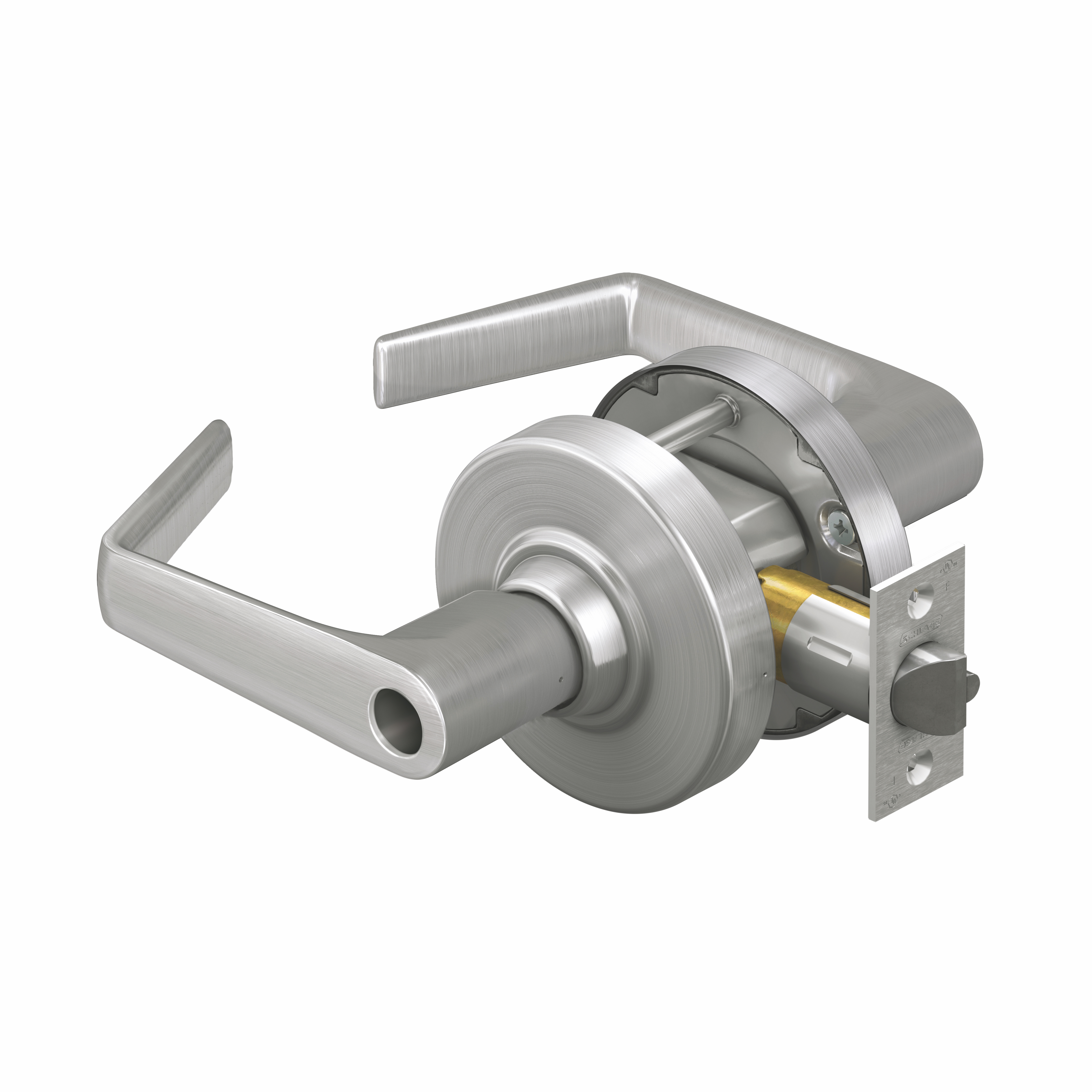 Mechanical Door Cylindrical Lock, ANSI: Grade 2, Function: Storeroom ...